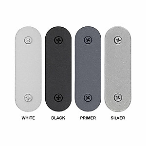 Metal Doorbell Cover Plate - Doorbell Blanking Plate - No Patching Holes - Cover Up Old Doorbell Wires - Made in USA (Silver)