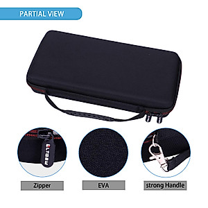 LTGEM EVA Hard Case for Numark DJ2GO2 Touch or Numark DJ2GO2 Pocket DJ Controller - Travel Protective Carrying Storage Bag