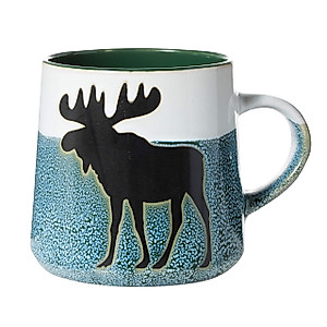 Cape Shore 16oz Stoneware Glazed Artisan Mug (Moose)