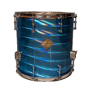 Sawtooth Command Series 4-Piece Shell Pack with 16" Bass Drum, Blue Mirror Metallic, (ST-COM-4PC-16-BMM)