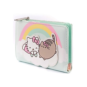 Loungefly X Pusheen Hello Kitty Cloud Lounging Flap Wallet - Fashion Kawaii Cute Wallets
