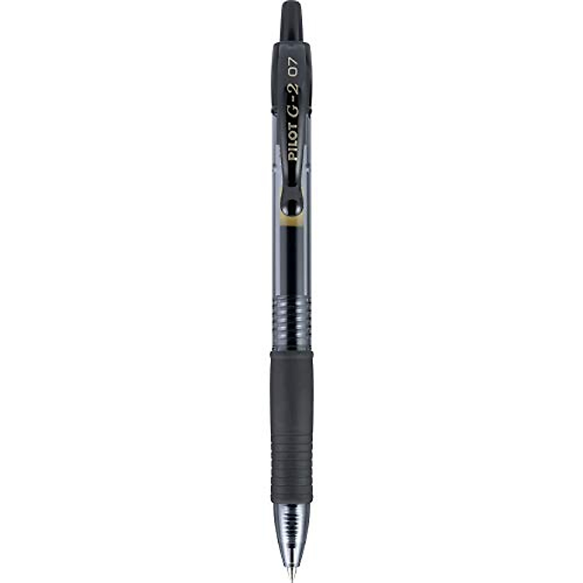 PILOT G2 Premium Refillable & Retractable Rolling Ball Gel Pens, Fine Point, Black Ink, Single Pen (31026)