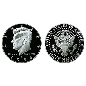 1996 S US MInt Deep Cameo Kennedy Proof Half DCAM
