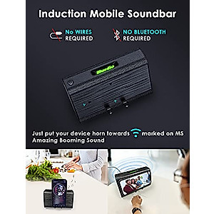 Bluedio Ms Mobile Soundbar Wireless Portable Induction Speaker with Sensor Phone Stand Holder Mini Sound Box Loudspeaker