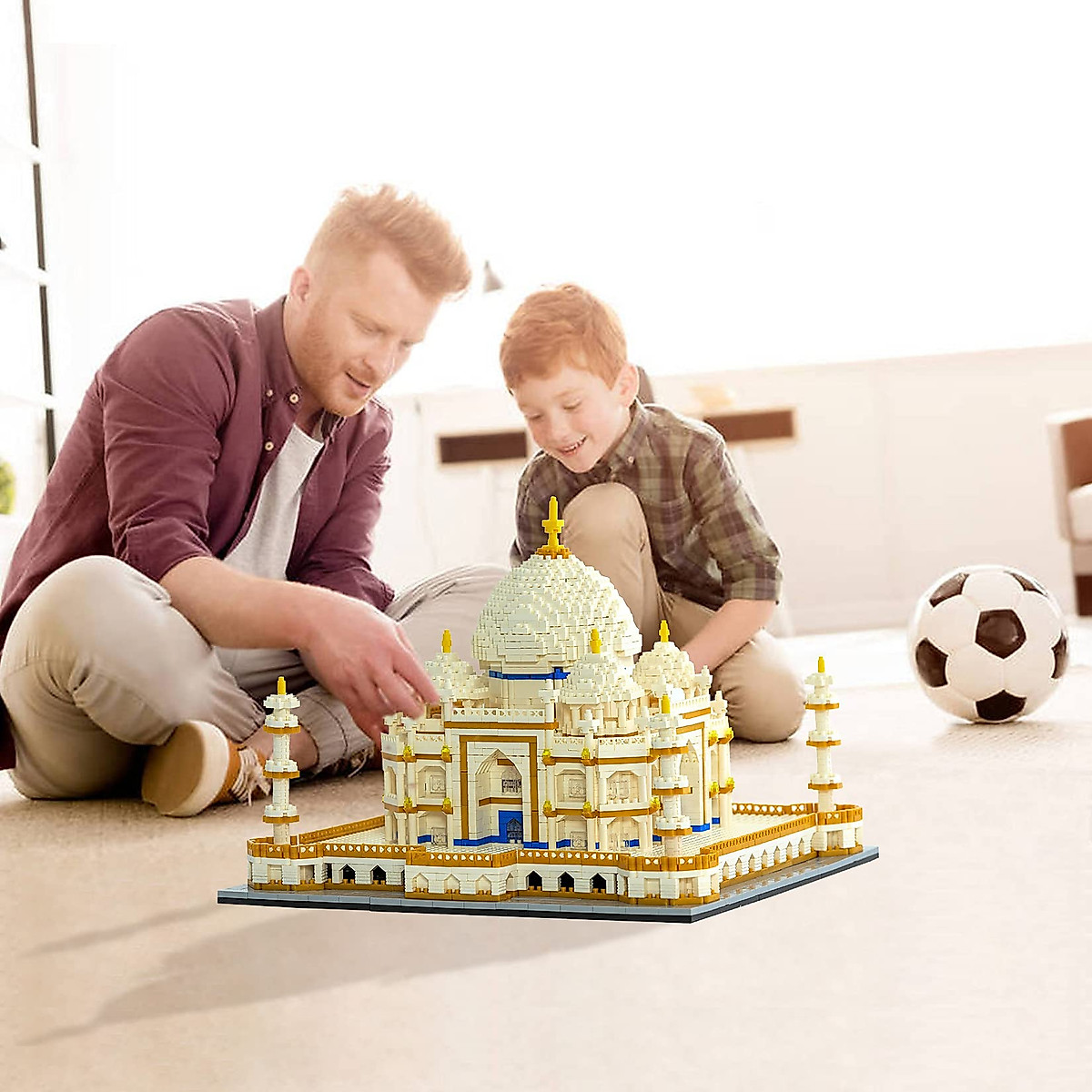 Tregoer Micro Mini Blocks Taj Mahal Building and Architecture Model Set,Mini Building Blocks Sets,Building and Architecture Toys Gifts for Kid and Adult（4000Pieces）