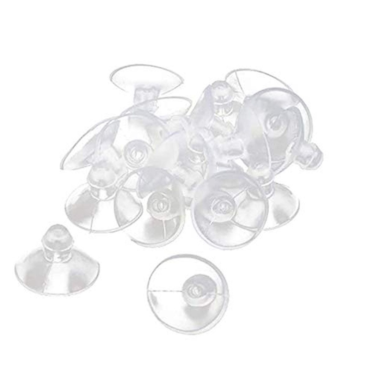 20pcs Rubber Anti-Collision Table, Glass Suction Cup Hanger Suction Cup Diameter 18mm