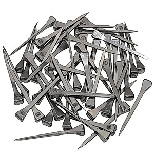 JJHXSM 50pcs Horseshoe Nail E5 51mm Cold-Rolled Steel Horseshoe Nails for Horse Raining Harness Repair