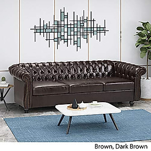 Christopher Knight Home Norma Sofas, Brown, Dark Brown