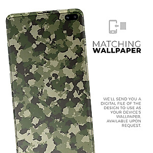 DesignSkinz Military Camouflage V1 Protective Vinyl Decal Wrap Skin Cover Compatible with The Samsung Galaxy S20 (Screen Trim & Back Glass Skin)