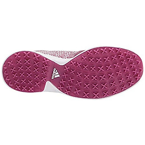 adidas womens Fx4060 Golf Shoe, Ftwr White/ Power Berry/ Ftwr White, 7.5 US