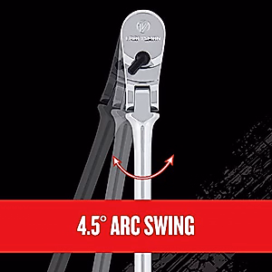 Craftsman V-SERIES Ratchet, 1/4 Inch Drive, 80-Tooth, Flexible Head XL (CMMT86303V)