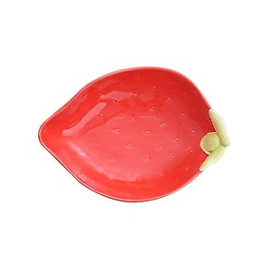 OSALADI Kawaii Bowl Lemon Shaped Bowl Salad Bowl Dessert Bowl Seasoning Serving Bowls Appetizer Bowls Mixing Bowls for Home Restaurant Buffet Red Sushi Plates and Soy Sauce Bowls
