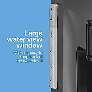 Hamilton Beach Programmable Coffee Maker, 12 Cups, Front Access Easy Fill, Pause & Serve, 3 Brewing Options, Black (46310)