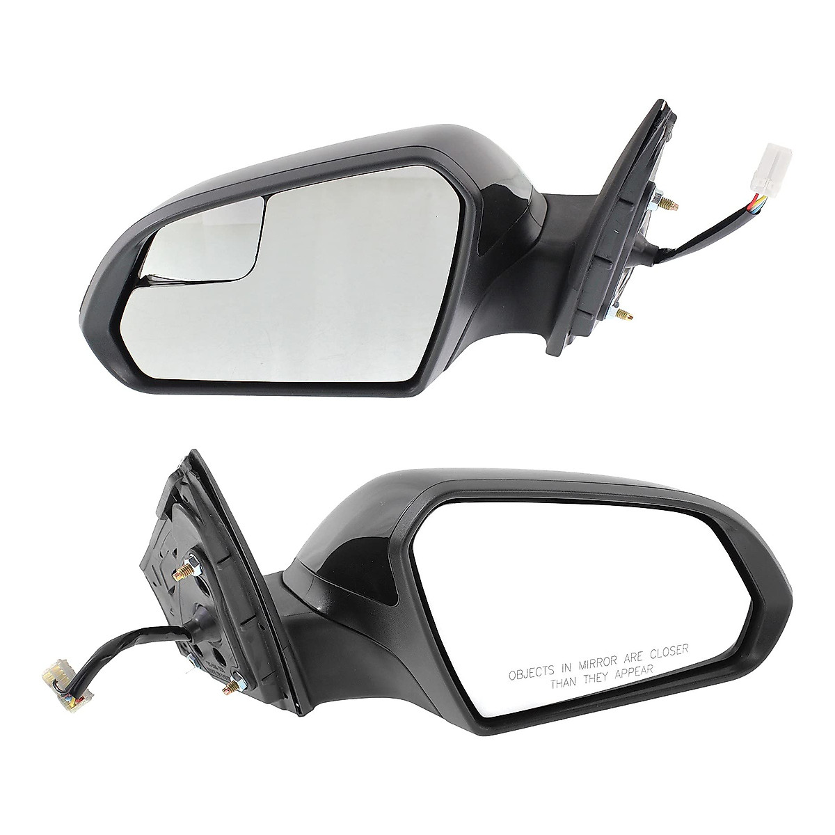 Kool Vue Driver & Passenger Side Power Heated Mirrors for Hyundai Sonata 2015-2017 With Signal Light; Without Blind Spot Monitor & Memory Paintable