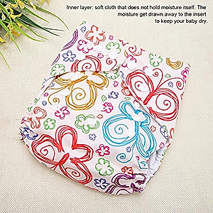 Infant Cloth Diaper Swim Diaper, Washable Reusable Pocket Diapers for Baby Toddler Girls Boys (BL001)