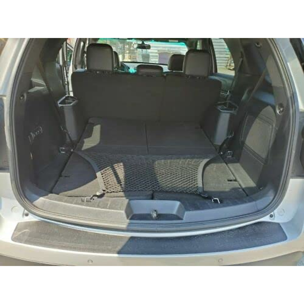 EACCESSORIES EA Rear Trunk Organizer Cargo Net for Mercury Mountaineer 2002-2010 – Floor Style Cargo Net for SUV - Premium Mesh Elastic Car Trunk Organizer – Compatible with Mercury Mountaineer