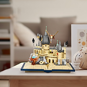 Magic Harry Castle Book Building Block Set, STEM Toys Birthday for Boys Girls Aged 8-14, Compatible with Lego, Collectible and Display Model Potter Castle Building Kit for Adults Kids (727 PCS)
