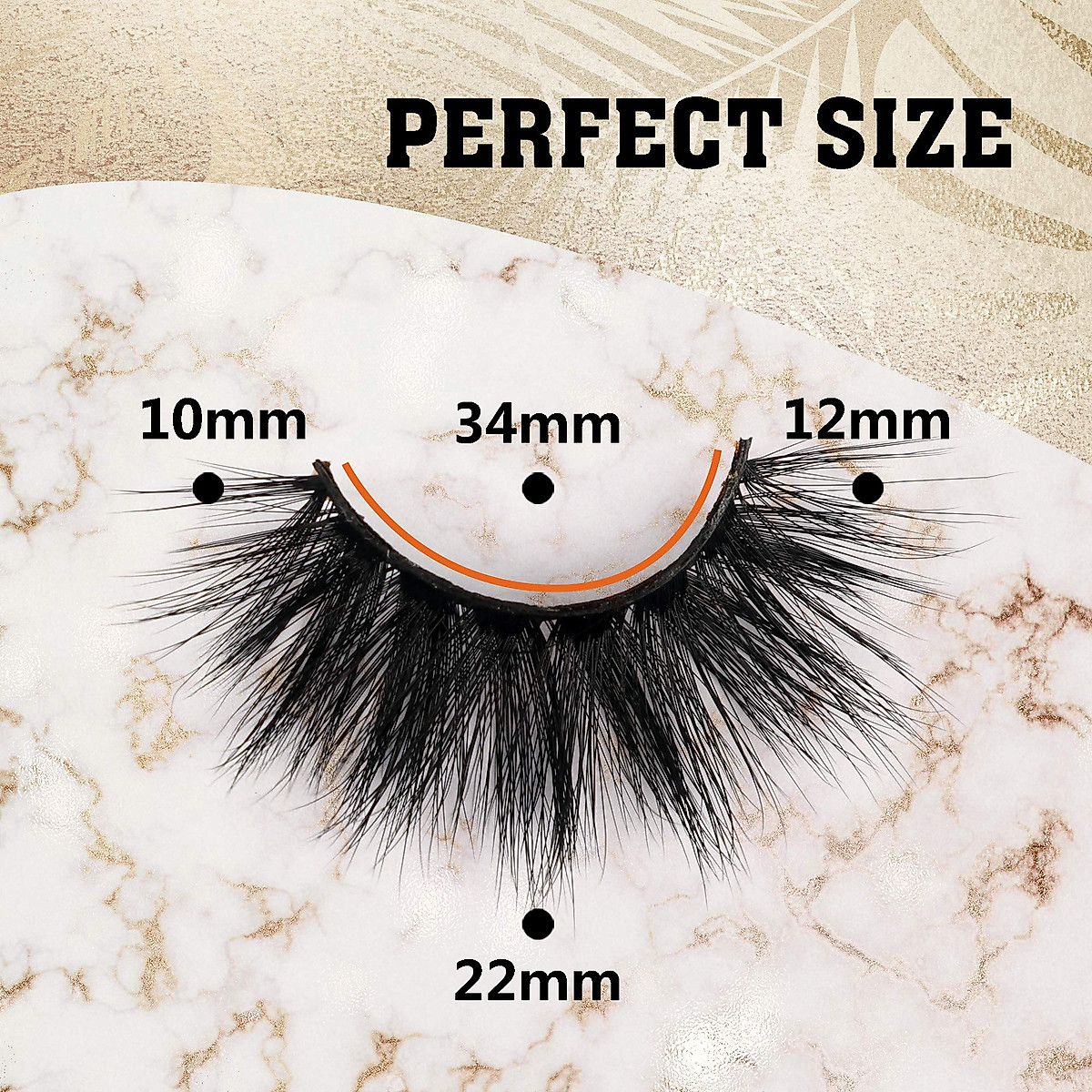 6D Mink Lashes Eyelashes Fluffy Dramatic Wispy Lashes Mink zanlufly 22MM Long False Eyelashes Luxury Crossed Soft Volume Reusable 10 Pairs Lashes Pack