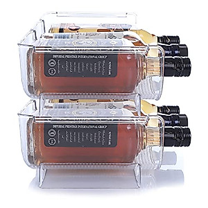 ITYLIFE CITYLIFE Water Bottle Organizer Holder Stackable Wine Storage Rack Plastic Cabinet Pantry Countertop Kitchen Refrigerator Freezer Organization Mug Shaker Blender Bottles Cups yeti