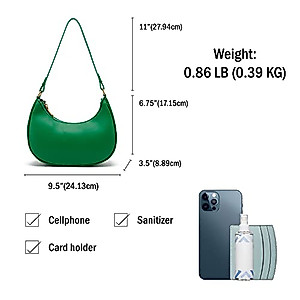 Scarleton Purses for Women, Crossbody Bags for Women, Lightweight with 2 Straps Shoulder Bag for Casual & Party, H208813 - Green