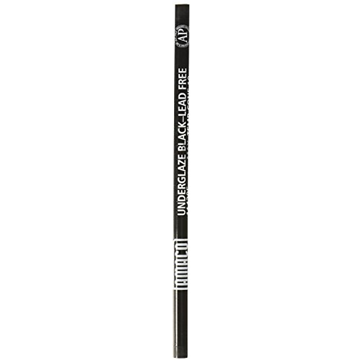 Amaco 11420F Underglaze Decorating Pencil, Black
