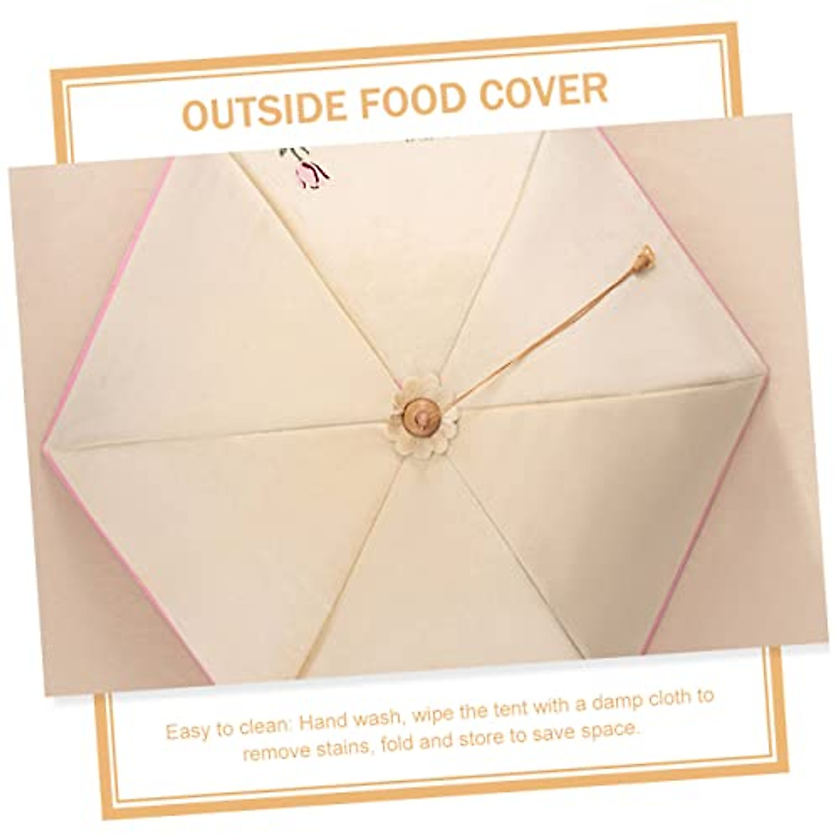 HEMOTON 4pcs Insulation Food Cover Outdoor Food Covers Portable Tent Dining Table Protector Picnic Food Cover Dessert Display Cover Food Warmer Cover Heat Preservation Food Covers for Home