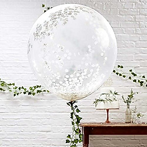 Tissue Paper Confetti 5000 Pieces White Round Confetti 1 inch Paper Circle Confetti Dots for Table Wedding Birthday Party Decoration