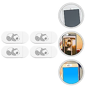 SOLUSTRE Pc Camera Computer Camera Cover 4pcs Webcam Cover Camera Privacy Cover Camera Cover Slide Tablet Camera Cover Slide Slide Panta Pattern Computers Laptops Phone Camera Cover