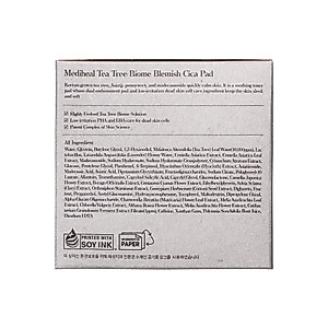 MEDIHEAL Tea Tree Biome Blemish Cica Pad (70 Pads) Korean Manyo Skincare for Sensitive Skin