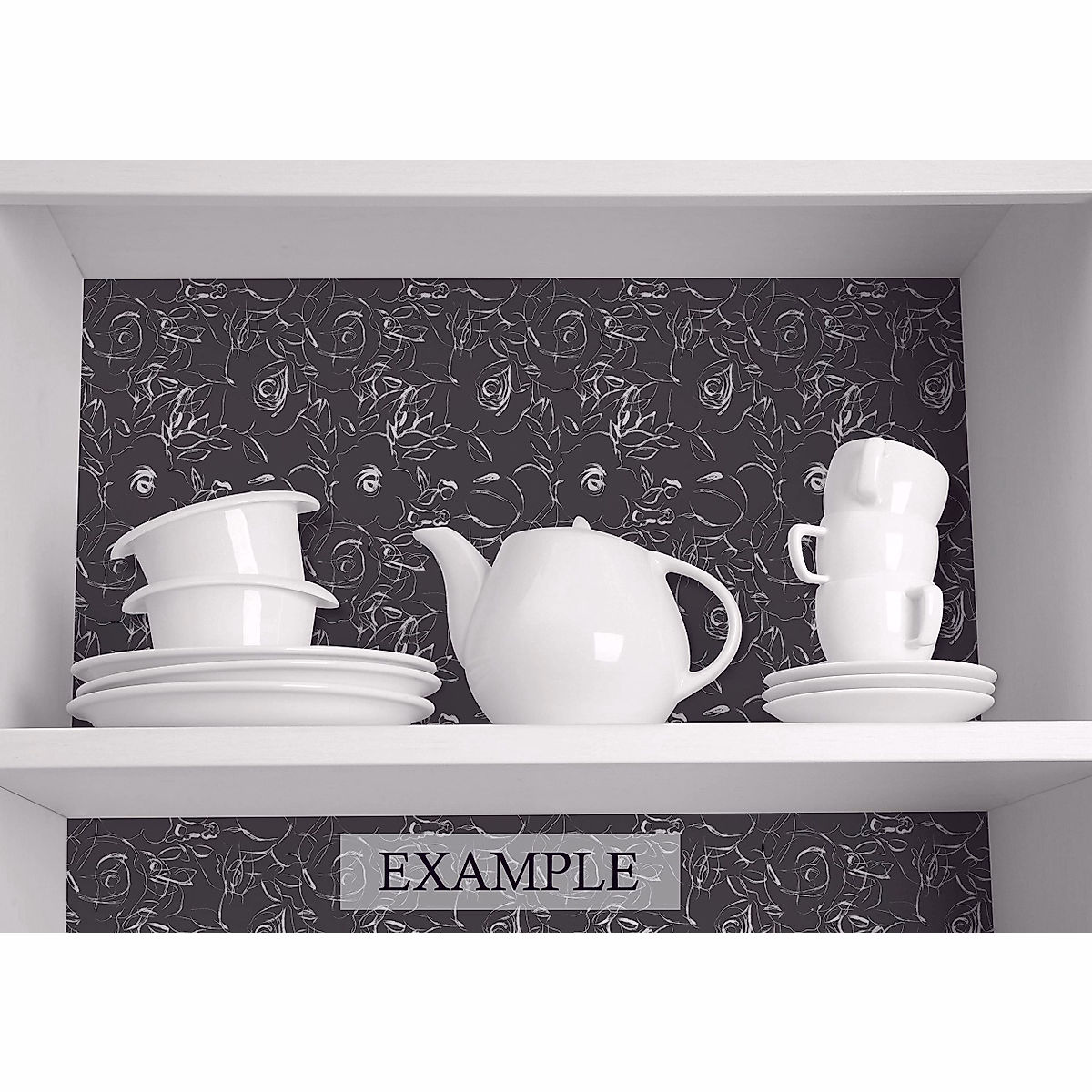 Contact Paper Sunflower Floral | Shelf Liner | Drawer Liner | Peel and Stick Paper 1200 12in x 72in (6ft)