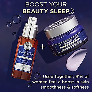 IT Cosmetics Confidence in Your Beauty Sleep Triple Antioxidant Brightening Serum – 24HR Hydration – Anti-Aging – 12% Vitamin C Serum - Fragrance Free – All Skin Types, 1.0 Fl. Oz