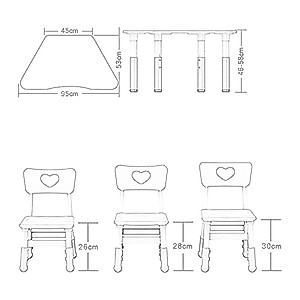 Walnut Children's Table Adjustable Lifting Student Desk New Table Kindergarten Lifting Tables and Chairs