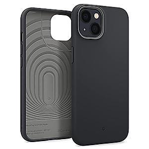 Caseology Nano Pop Silicone Case Compatible with iPhone 13 Mini Case (2021) - Black Sesame