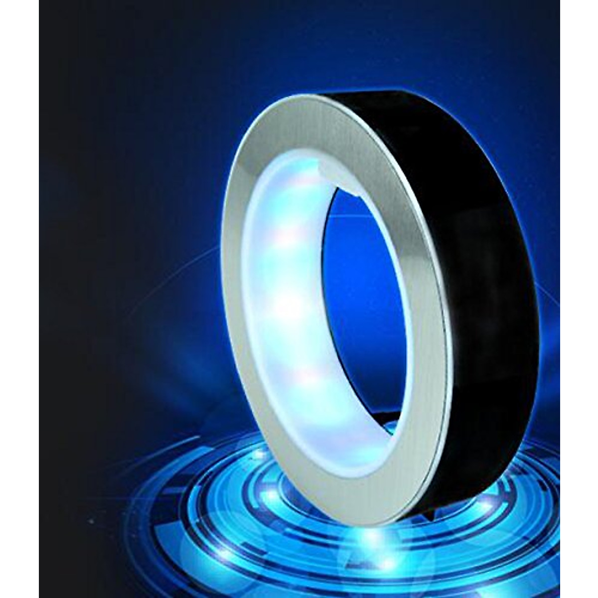 FUGEST Levitation Floating Globe 4inch Rotating Magnetic Mysteriously Suspended In Air World Map Home Decoration Crafts Fashion Holiday Gifts (Blue)