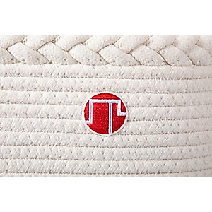 MeloMin XXXL (102L) 100% Cotton Rope Woven Laundry Basket (6 Colors) - 23” x15” - Home Storage Hamper Bin for Blankets, Comforters, Towels, and Toys (Purple)