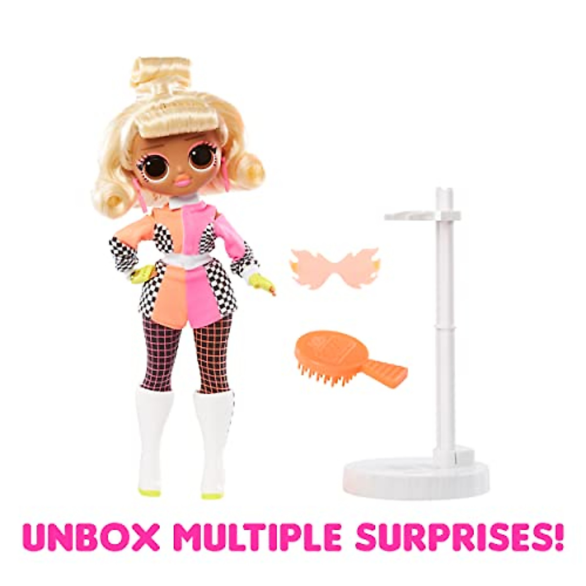 L.O.L. Surprise! O.M.G. Speedster Fashion Doll with Multiple Surprises and Fabulous Accessories – Great Gift for Kids Ages 4+