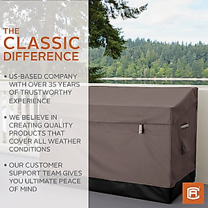 Classic Accessories Ravenna Water-Resistant 85 Gallon Deck Box, outdoor storage box