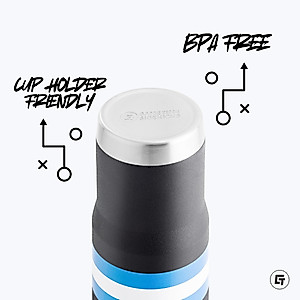 Gametime Sidekicks Florida 20oz Orange Tumbler w/Stripes