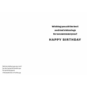 DaySpring - God’s Plan is Good – Birthday – 4 Design Assortment with Scripture – 12 Happy Birthday Cards & Envelopes (J9174)