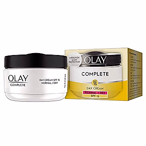 Olay Essentials Complete Care Day Cream SPF 15 for Normal and Dry Skin, 1.7 Ounce