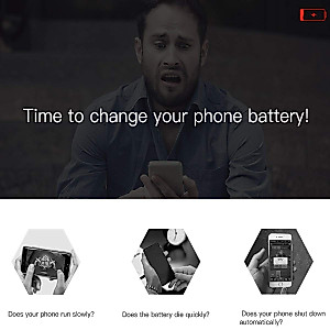 HDCKU Battery Replacement for iPhone 4 A1349 A1332 CDMA&GSM(Not for 4S)