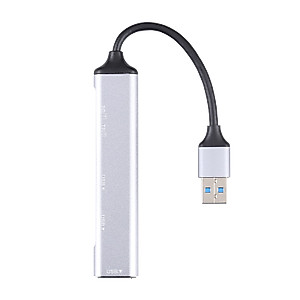 Convenient and Practical 5 in 1 USB 3.0 to SD/TF Card Slot + 3 USB 3.0 Ports Multifunctional Docking Station HUB