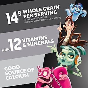 Monster Mash Remix Cereal with Monster Marshmallows, Kids Breakfast Cereal, Limited Edition, Made with Whole Grain, Family Size, 16 oz