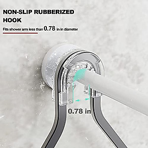 Hukalw Black Shower Caddy Over Head, Hanging Shower Caddy with Soap Dish for Bathroom, Rustproof Stainless Steel Hanging Shower Organizer for inside shower