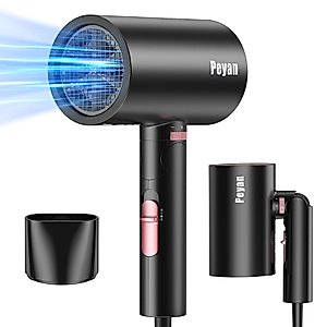 Outlet Hair Dryer, Hair Blow Dryer with Concentrator Attachment 1800w Fast Drying Ionic Hair Dryer Lightweight for Home/Travel
