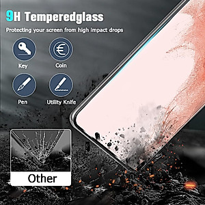 Premium [2+2 Pack] for Samsung Galaxy S20 Plus 9H Hardness Tempered Glass Screen Protector and Camera Lens Protector, 3D Full Coverage, Fingerprint Unlock, Galaxy S20 Plus Screen Protector(6.7 Inch)