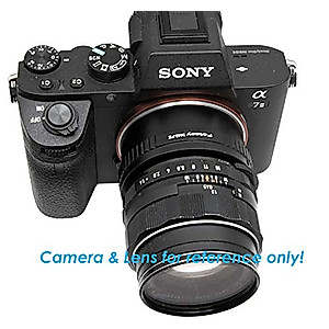 Fotasy Copper Adjustable M42 Lens to E Mount Adapter, 42mm Screw Mount to E Mount, Compatible with Sony a7 a7R a7s II III IV a9 a7c Alpha 1 a6600 a6500 a6400 a6300 a6100 a6000 a5100 a5000 a3500 ZV-E10