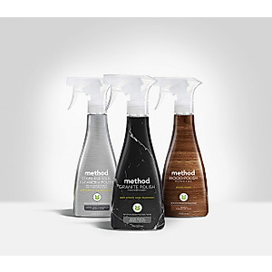 Method Stainless Steel Cleaner + Polish, Apple Orchard, Cleans Fingerprints and Smudges, 14 FL Oz (Pack of 1)