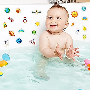 20 PCS Outer Space Thick Gel Clings Galaxy Window Gel Clings Decals Stickers for Kids Toddlers and Adults Home Airplane Classroom Nursery Outer Space Party Supplies Decorations Removable and Reusable