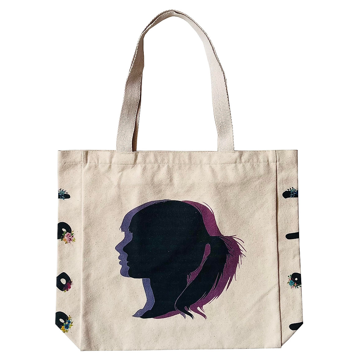 HaoHakka Canvas Tote Bag Aesthetic Vintage, Cute Graphic Trendy Tote Bags with Zipper Pockets Valentines Christmas Gifts for Women Girls Her(Alphonse Maria Mucha)